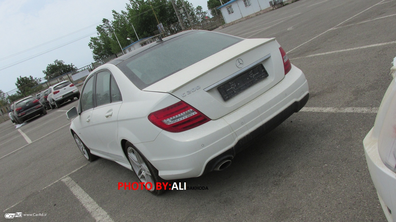 عکس بنز C200 در منطقه آزاد انزلی Carad Ir